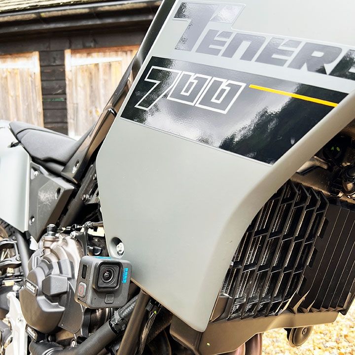 GBRacing Yamaha Tenere 700 GoPro Camera Fixed Mount