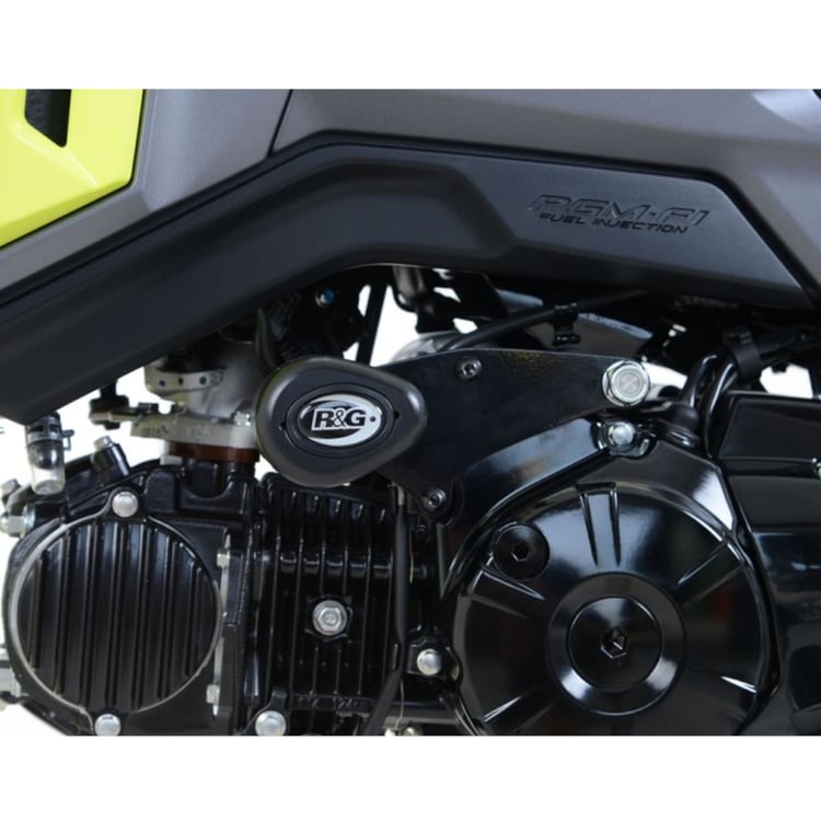 R&G Honda Grom Black Aero Crash Protectors