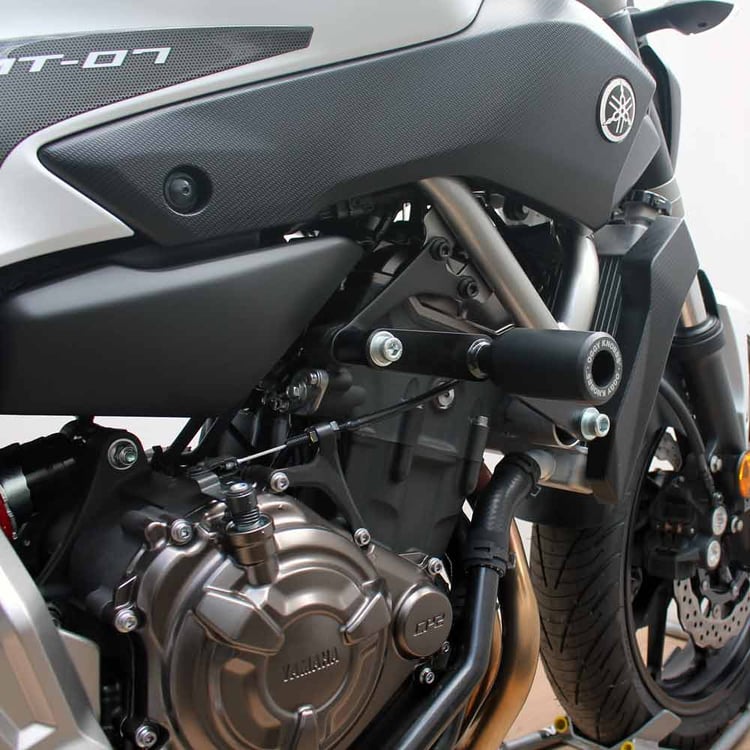 Oggy Knobbs Yamaha MT-07/XSR700 14-22 Black Frame Slider Kit (Steel ...
