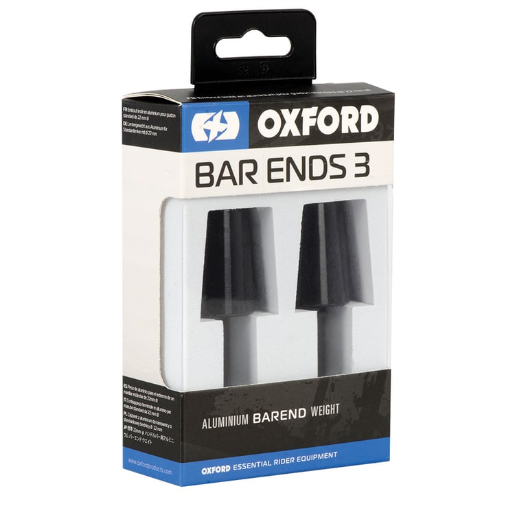 Oxford Black Anodised Handlebar End Weights