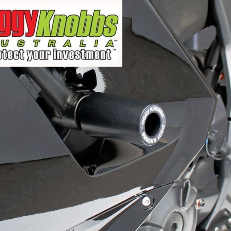 Oggy Knobb Yamaha YZF-R7 Black Knobb Frame Slider Kit
