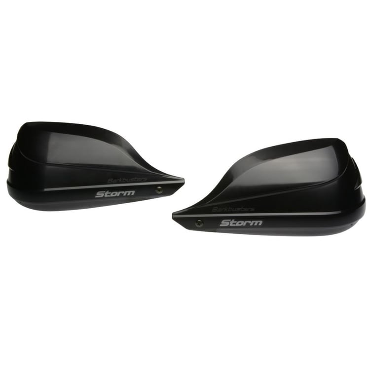 Barkbusters Hollow Black Single Point Bar End Mount Storm Handguard