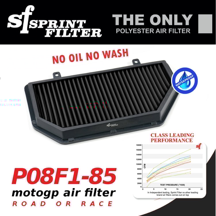 Sprint Filter P08F1-85 Suzuki GSX-R1000 Air Filter