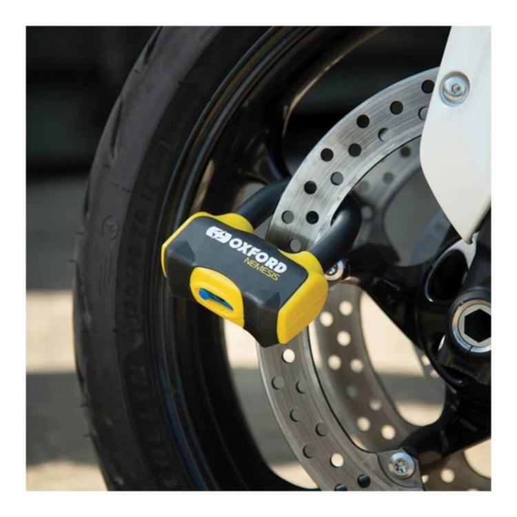 Oxford Nemesis 16mm Yellow Disc Lock