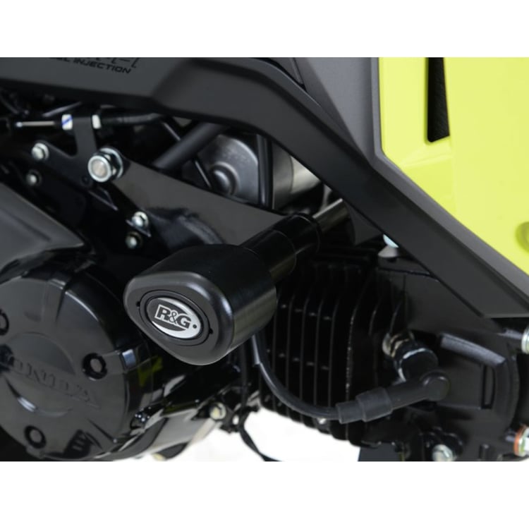 R&G Honda Grom Black Aero Crash Protectors