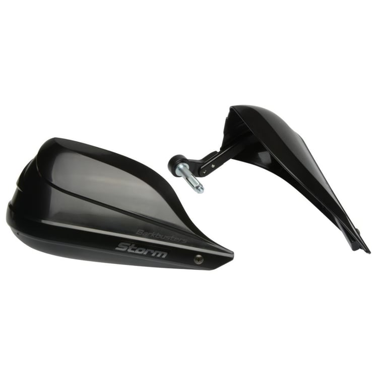 Barkbusters Hollow Black Single Point Bar End Mount Storm Handguard
