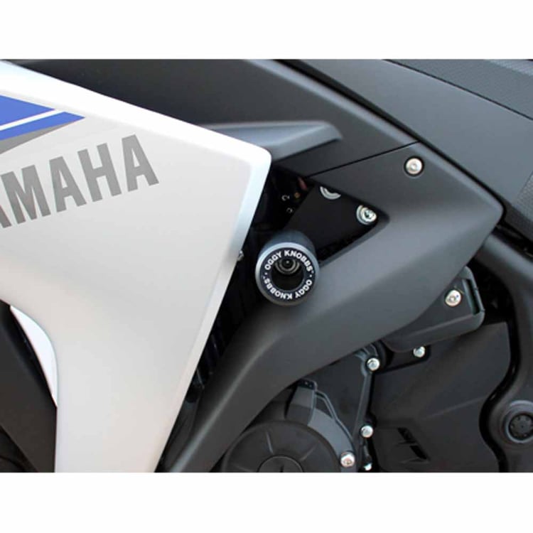 Oggy Knobbs Yamaha R3 15-18 Black Frame Slider Kit