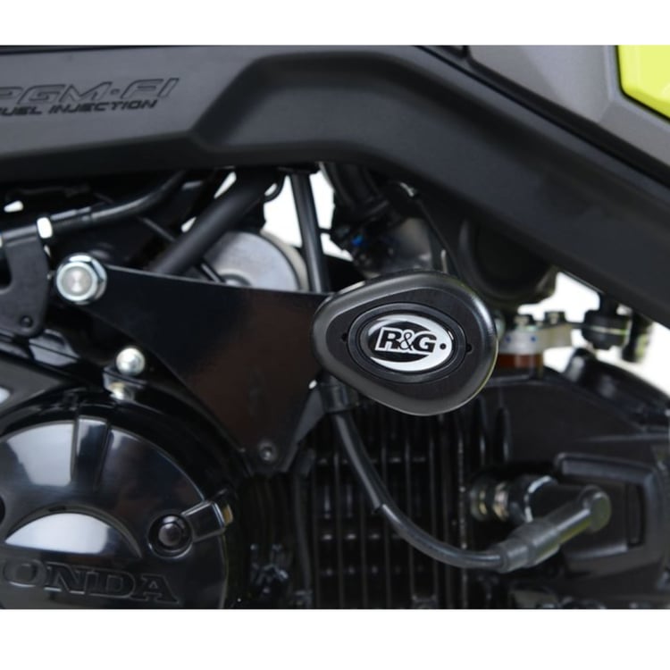 R&G Honda Grom Black Aero Crash Protectors