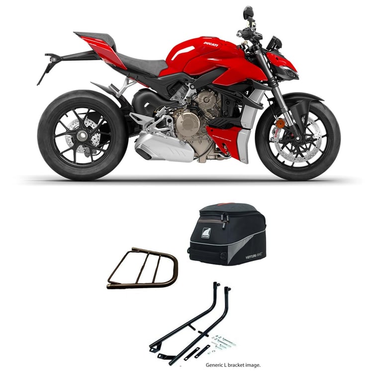 Ventura Evo-22 Ducati Streetfighter V4/V4S Complete Luggage Kit