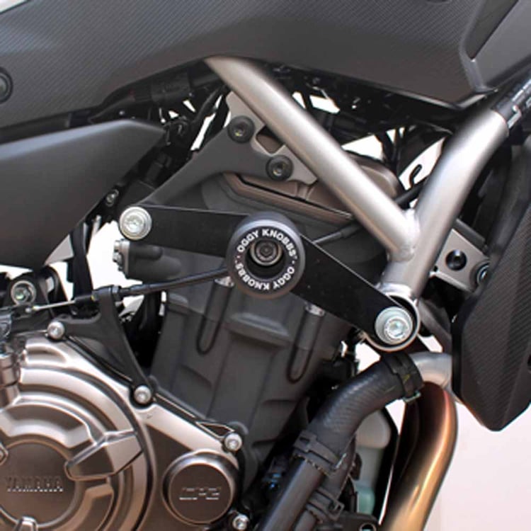 Oggy Knobbs Yamaha MT-07/XSR700 14-22 Black Frame Slider Kit (Steel ...