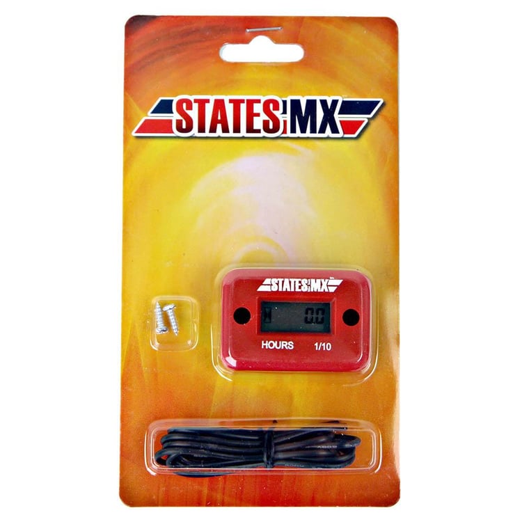 States MX Red Hour Meter