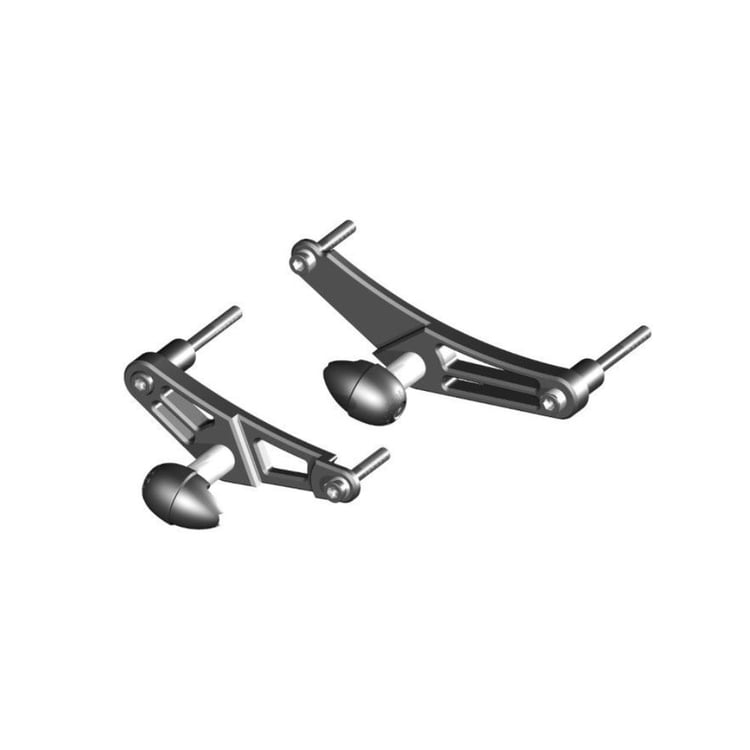 GBRacing Triumph Daytona 675 Street Triple Frame Sliders (Street) with ...